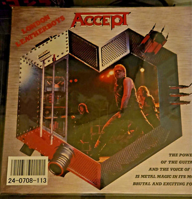 Accept - RARE JAPAN ONLY 4 RACK EP 1985 - NEAR MINT 9/10 CONDITION 12 ...