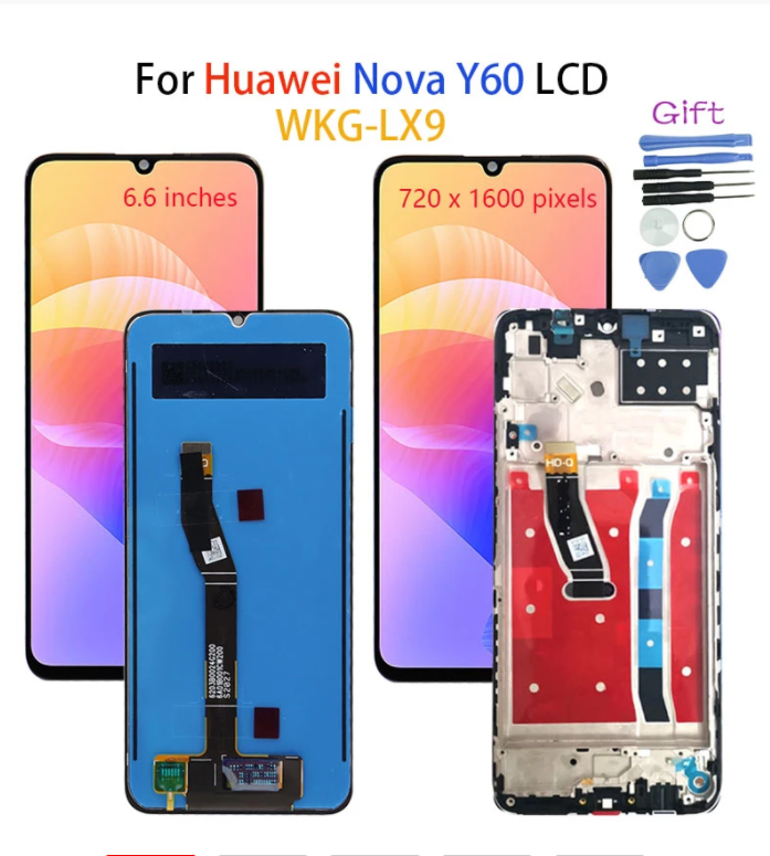 For Huawei nova y60 screen WKG-LX9 Display Touch Panel Digitizer ...