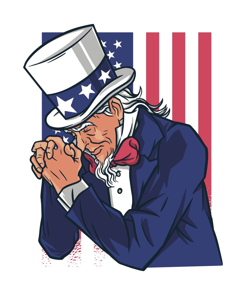 Uncle Sam Full Body Vector