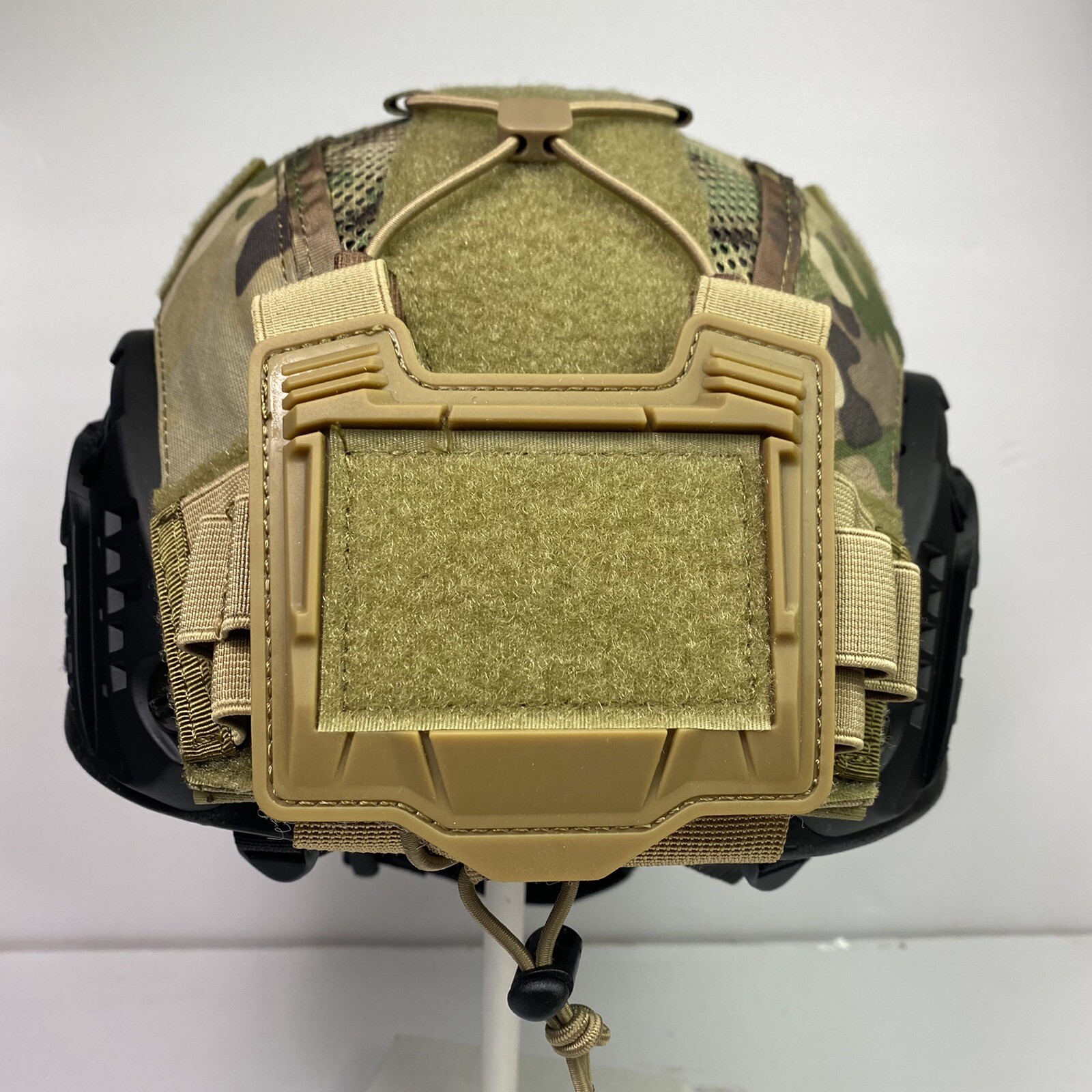Large OCP MULTICAM ACH MICH ECH HELMET COVER w/ COUNTERWEIGHT POUCH ...