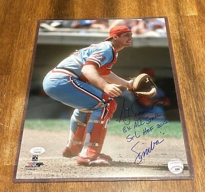 Ted Simmons 8X All Star STL HOF 2020 SIMBA Signed 11 X 14 Photo W/ JSA ...