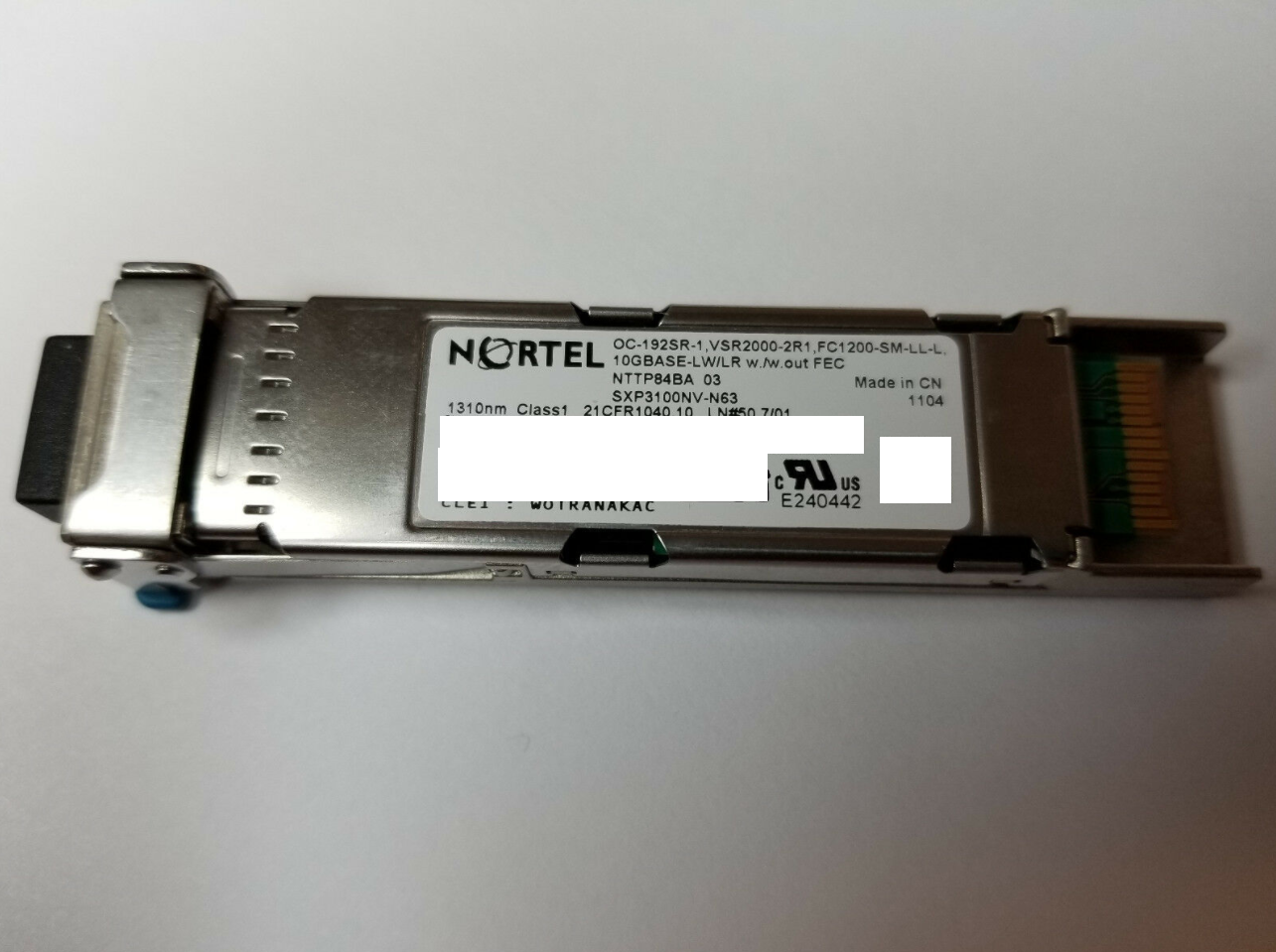 NORTEL / CIENA NTTP84BA 05 XFP 10G LR WOTRANAKAC OC192-SR1 6500 | eBay