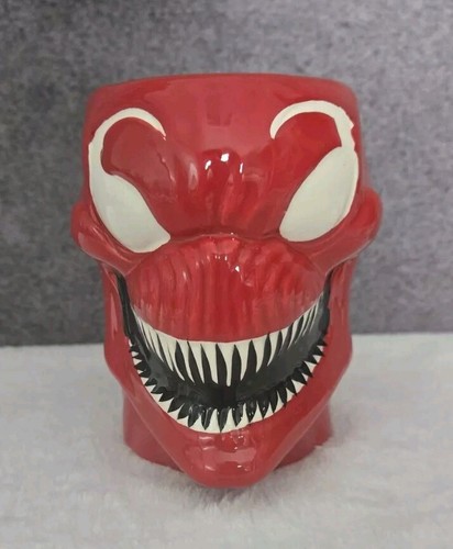 Licensed Marvel Comics Red Venom Carnage 3D Head 16oz Coffee Cup Mug ...