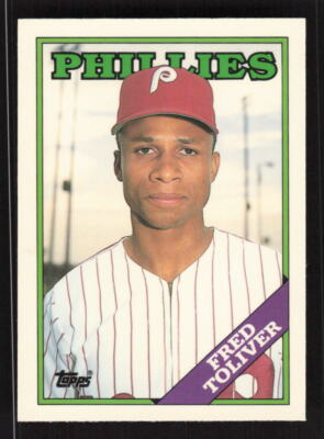 1988 Topps Tiffany Set-Break #203 Fred Toliver Philadelphia Phillies | eBay