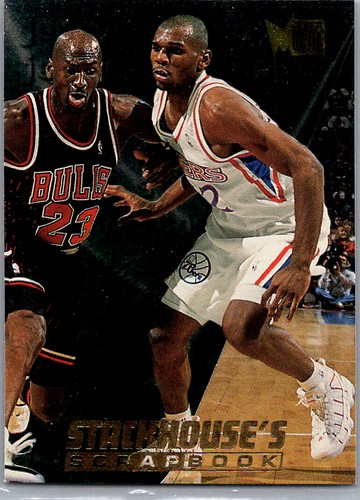 #S-7 Jerry Stackhouse Philadelphia 76ers 1995-96 Metal | eBay