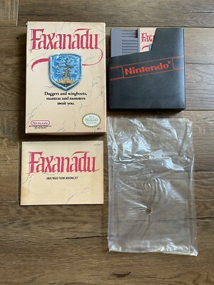 Faxanadu - 1989 Nintendo NES Game - Complete with Manual CIB Box ...