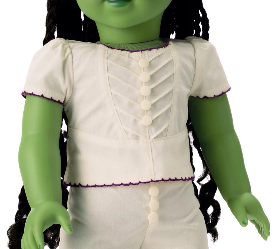 NEW! AMERICAN GIRL Doll WICKED Elphaba “Popular” Pajamas Collector ...
