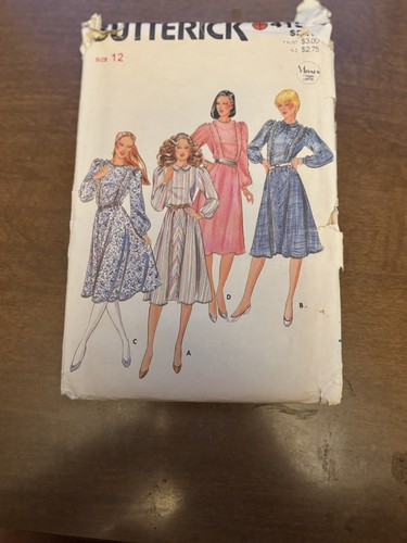 Vintage Butterick 4156 Cottagecore Prairie Dresses Sewing Pattern ...