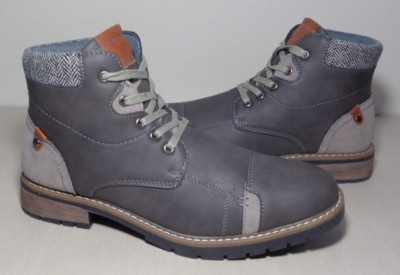 Vance Co. Size 10 M / MANZO / Grey / Ankle Boots / New Men's Shoes | eBay