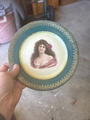 Gorgeous ROYAL VIENNA Lady Portrait Plate G. BONFITS | eBay
