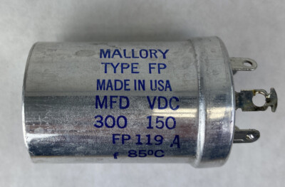 Capacitors - Mallory Type