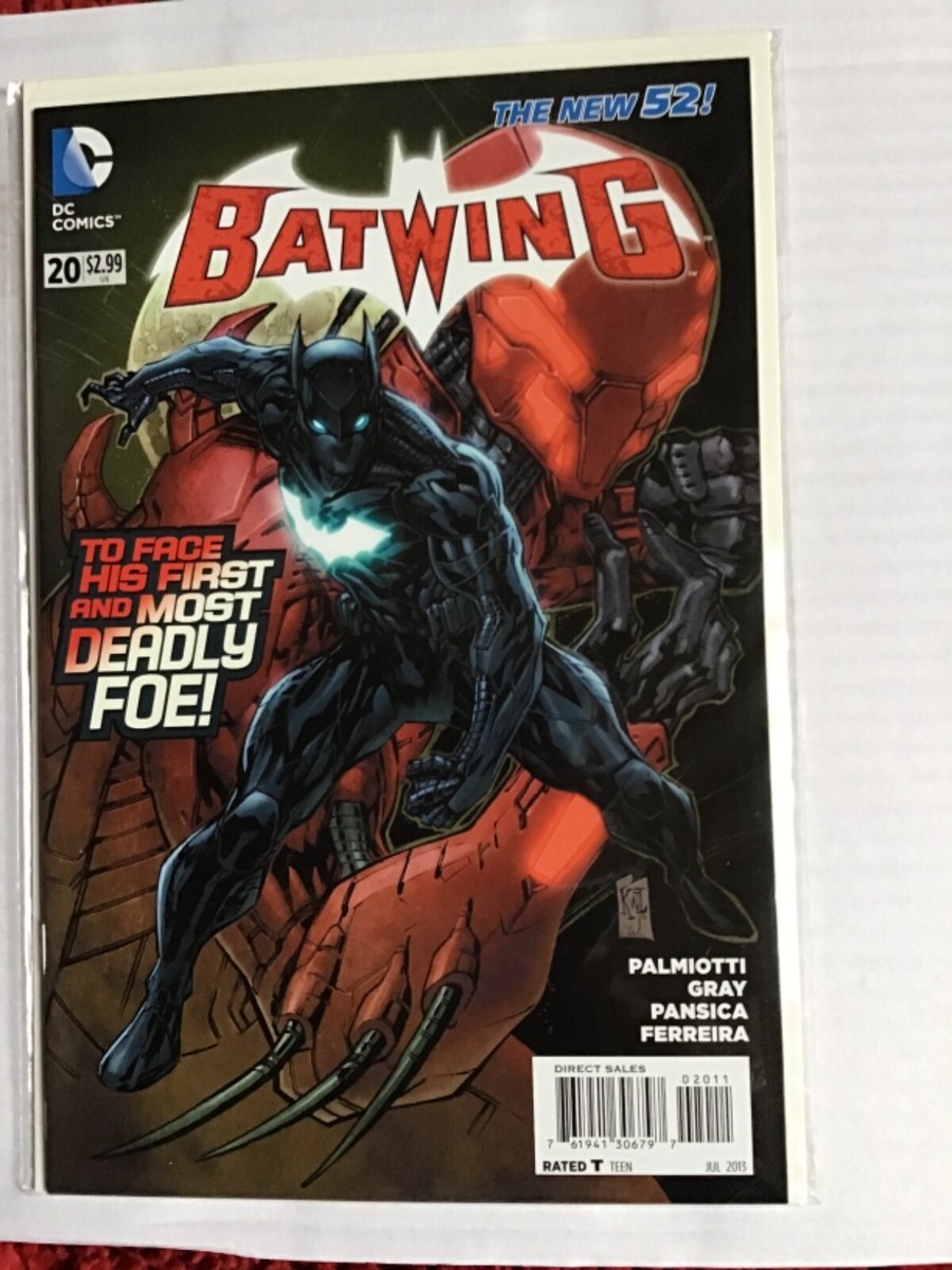 New 52 Batwing Luke Fox DC Comics Batwing No.19 Comic 52 1st