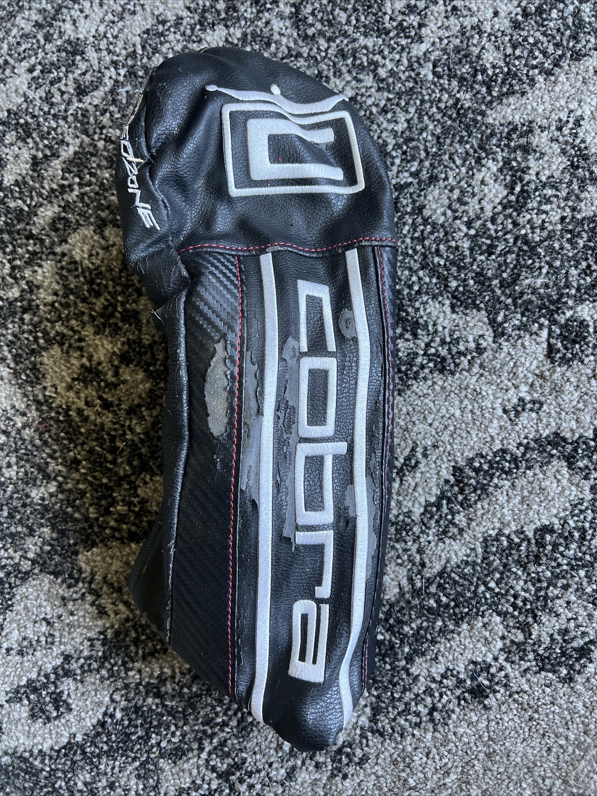 COBRA SPEEDZONE Driver head cover mens golf club cover black white | eBay