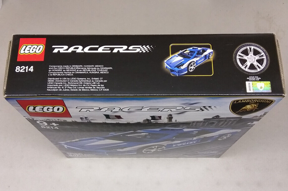LEGO Racers 8214 Lamborghini Gallardo LP 560-4 Polizia NEW RARE Police ...