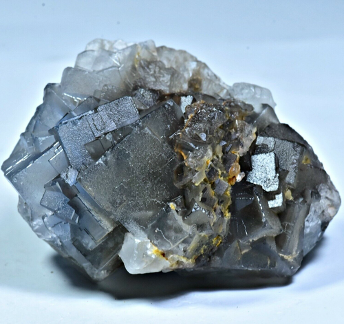 77g Beautiful Natural Cubic Fluorite Crystals Cluster From Balochistan ...