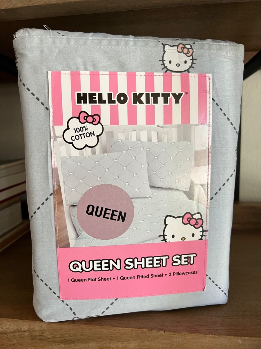 Hello Kitty Bedroom Set In A Box Velvet Queen Hello Kitty Bed Set,