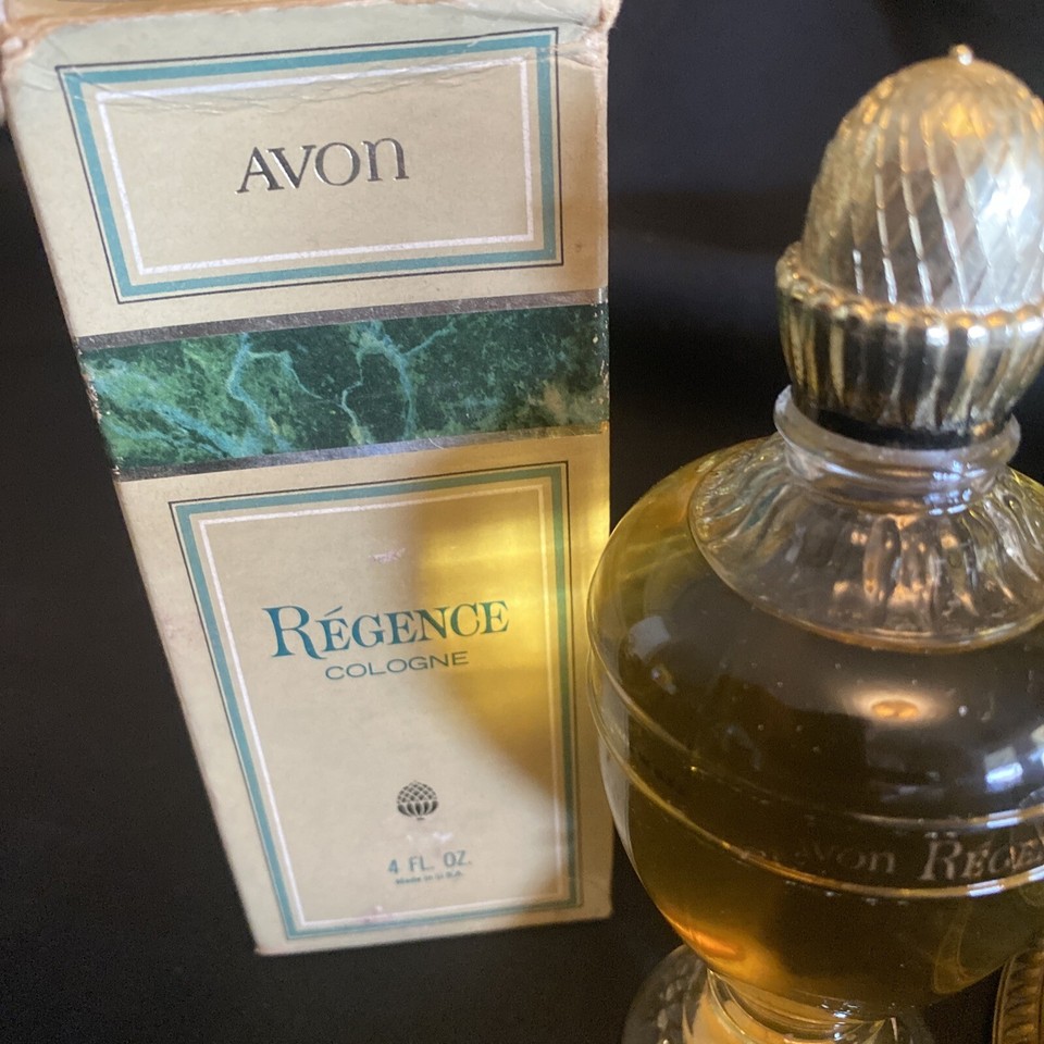 Avon Vintage Regence cologne, beatuy dust box | eBay