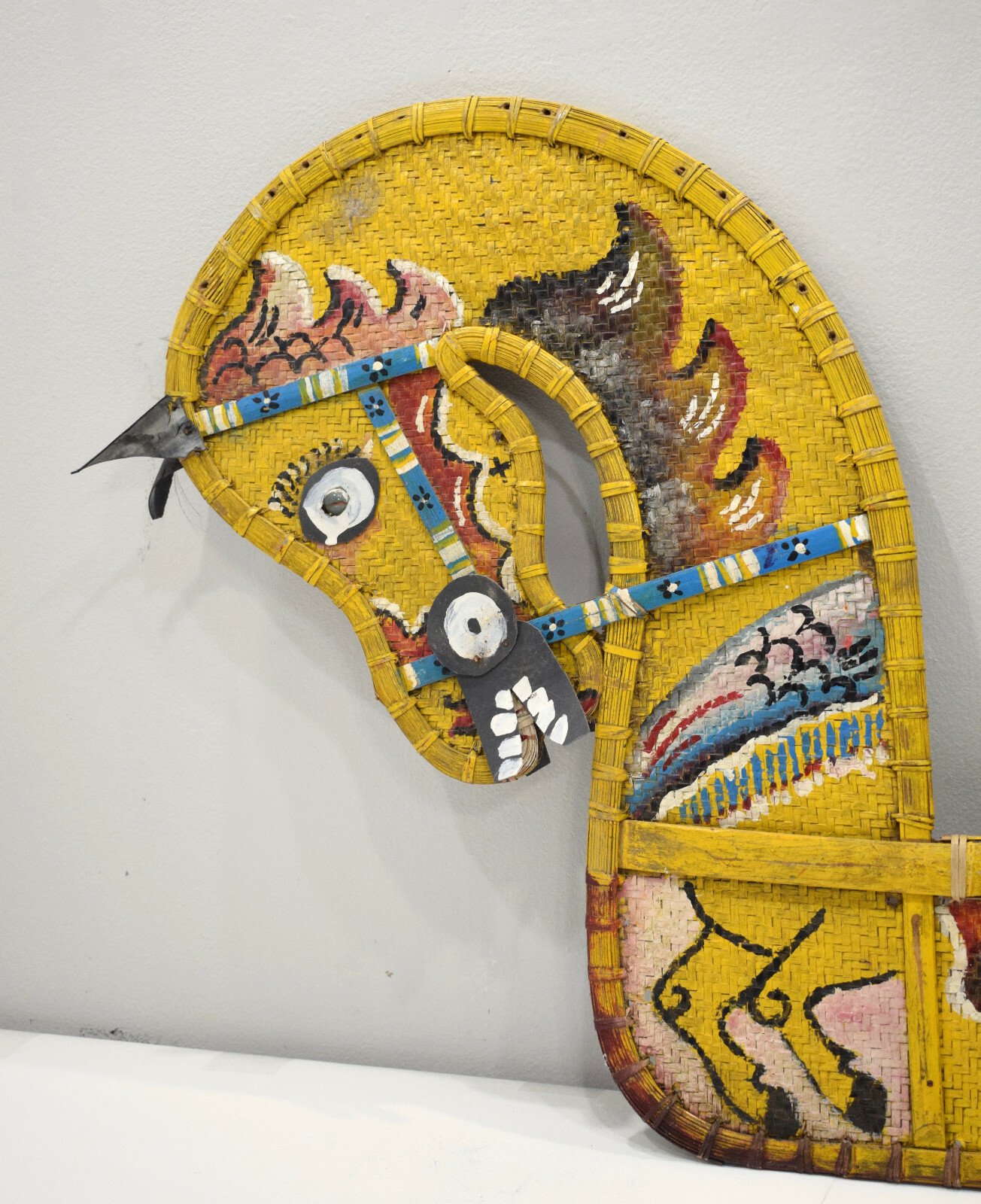 Java Trance Dance Horse Bamboo Hand Crafted Kuda Lumping Ceremonial ...