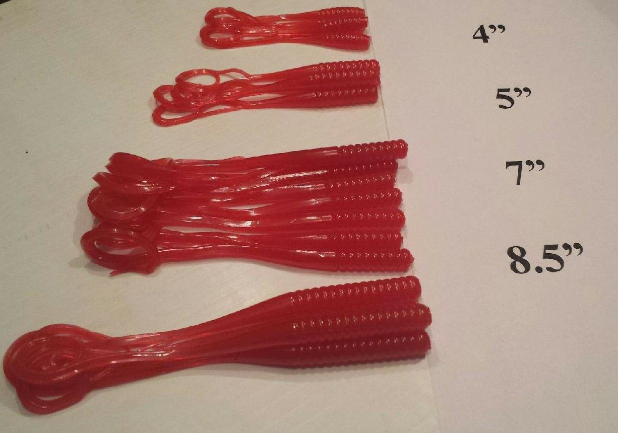 Engulf Baits Bungee Reflex Worms - MERTHIOLATE. 4 Sizes! | eBay