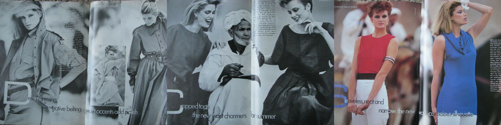 1983 HARPERS BAZAAR Paulina Porizkova Jerry Hall Bitten Knudsen Barbara ...