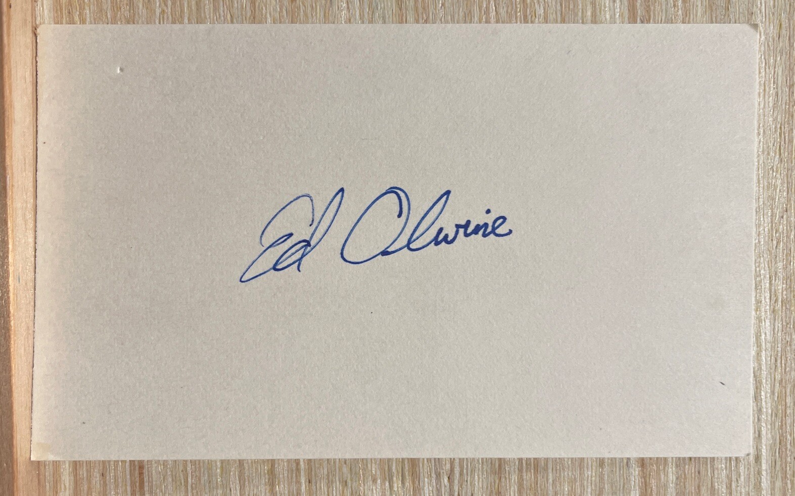 Ed Olwine authentic signed autographed Atlanta Braves card 1980 | eBay
