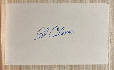 Ed Olwine authentic signed autographed Atlanta Braves card 1980 | eBay