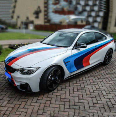 BMW M4 M5 Graphics Tricolor M Performance Sticker | Vinyl | Glossy ...