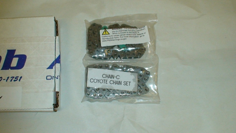 2011-2017 Ford 5.0 4V Coyote Engine Secondary Timing Chains Upgrade ...