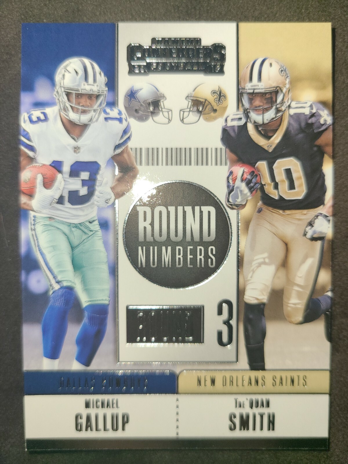 2018 Panini Contenders Round Numbers #RNA-GS Michael Gallup & Tre'Quan ...