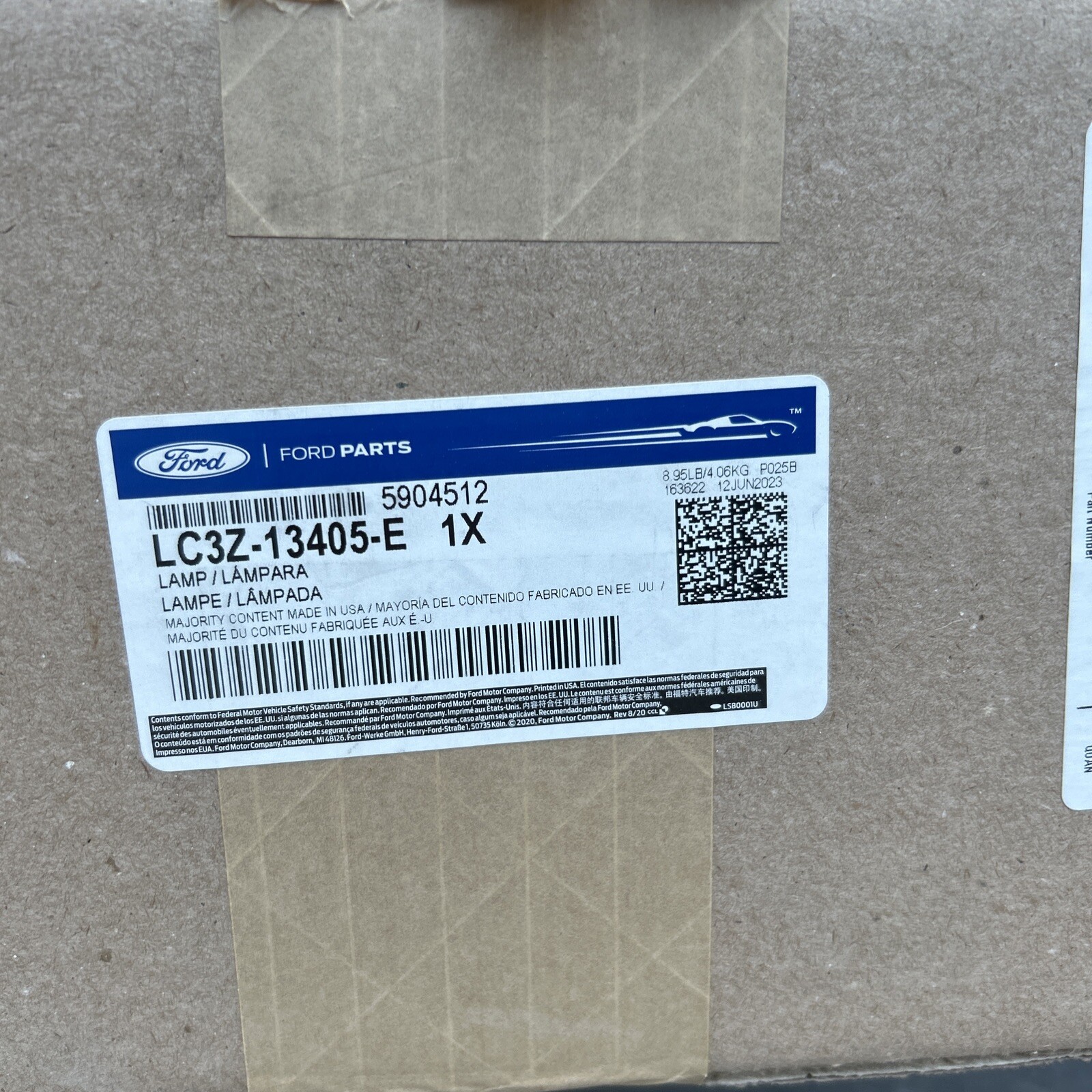 FORD SD F-250 2021 LEFT TAIL LIGHT OEM LC3Z-13405-E with Blind monitor ...