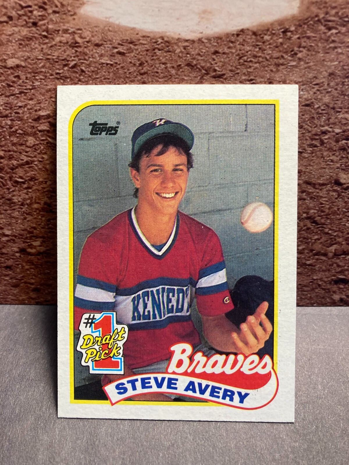 1989 Topps #784 Steve Avery Baseball Card Atlanta Braves #1 Draft Pick ...