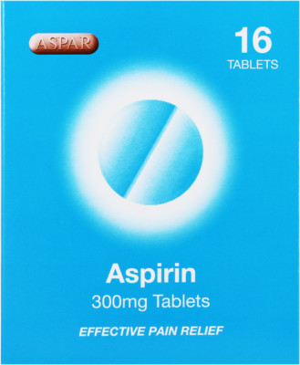 Asprin GSL Tablets For Headache Fever Migraines Pain Relief Aspirn "2 ...