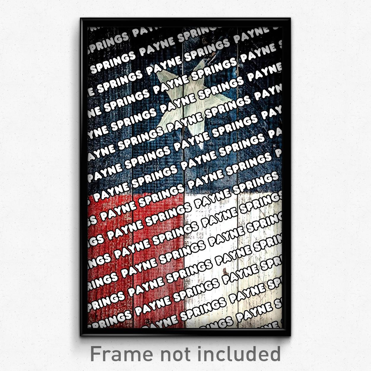 Payne Springs Texas Poster (TX City Souvenir 11x17 Town Print) | eBay