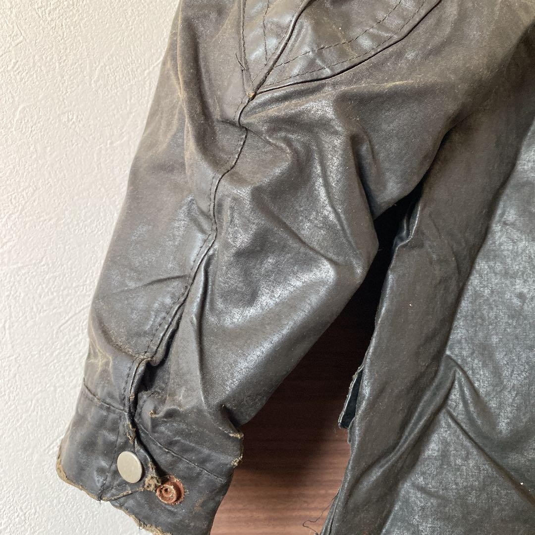 London Protector Wax Jacket Punk Crust Military Used - Gem