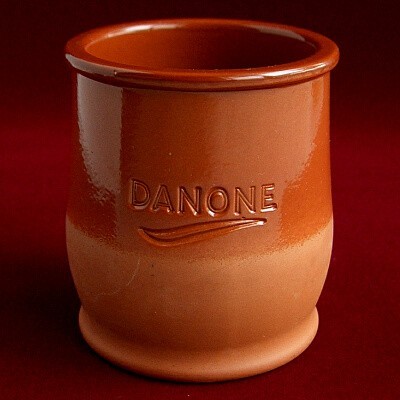 Danone Yogurt Pot France Clay 2.56x3.07 unglazed used 55y | eBay Australia
