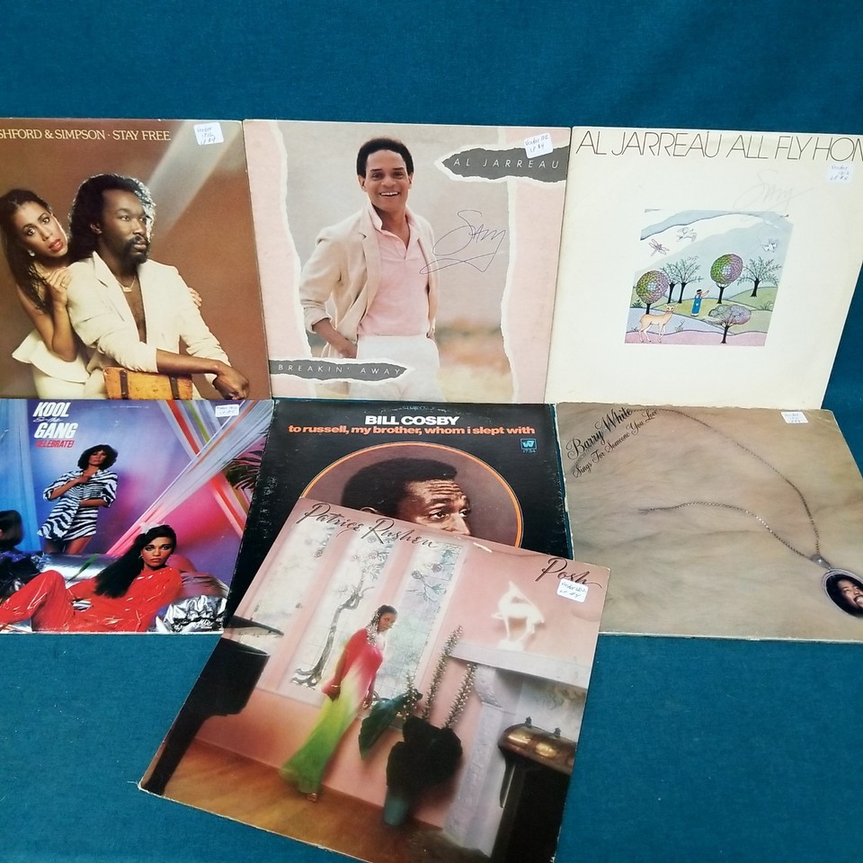 25 VTG LP R+B Soul Jazz Cameo Rick James Raydio Chic Barry White Al ...