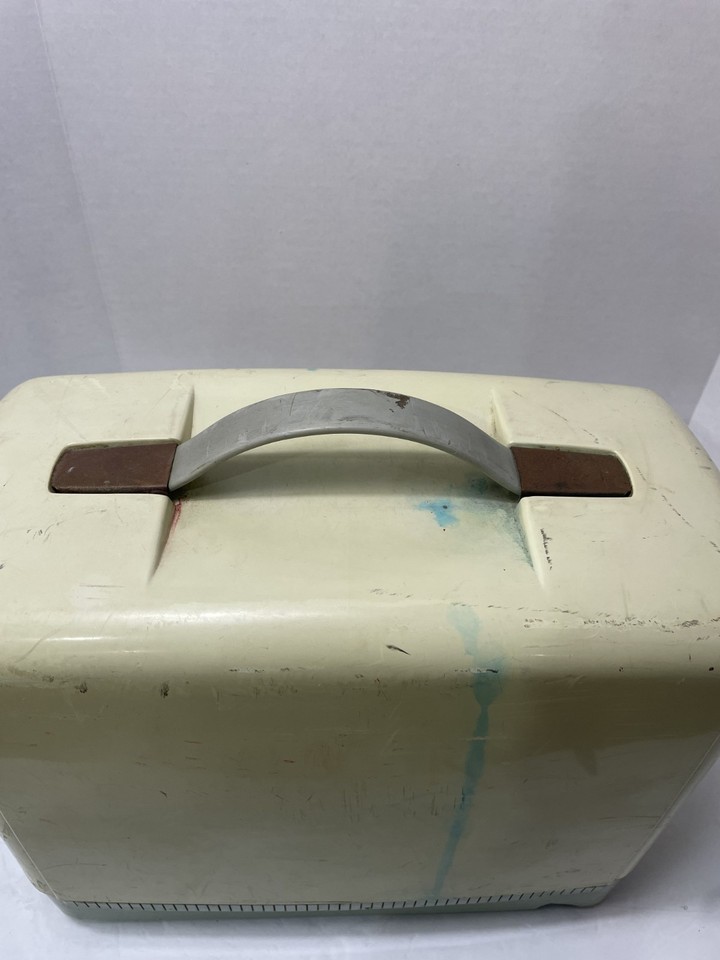 Vintage Singer Sewing Machine 185K Mint Green With Case Foot Pedal ...
