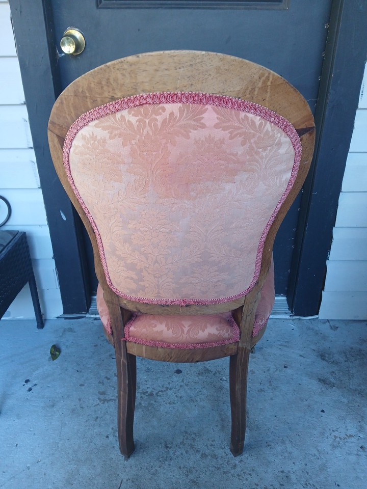 Vintage French Empire Style Chair w/ Maker's Marks & Ormolu Gilt Bronze ...