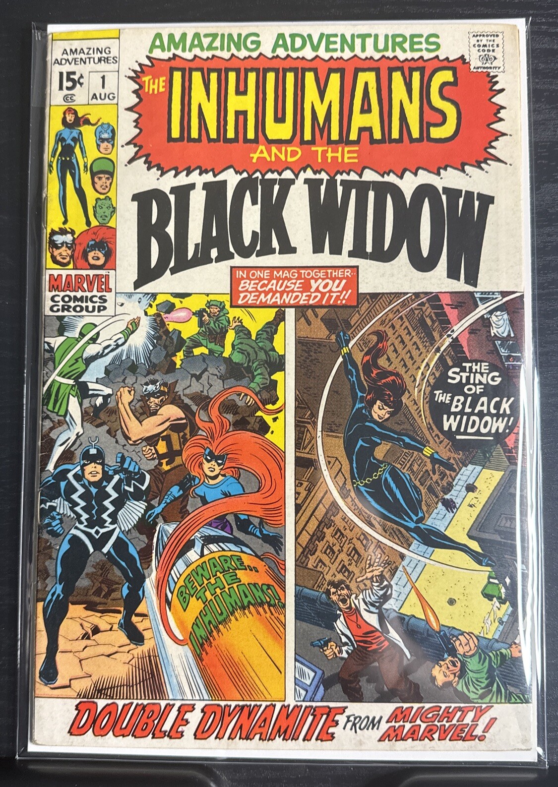 Amazing Adventures #1 (1970) 🔑 1st Black Widow Solo 🔑 1st Inhumans Solo ...