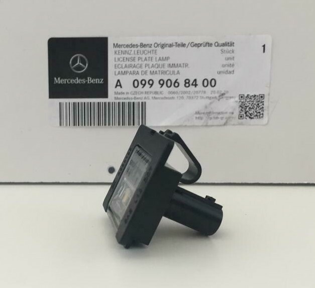 MERCEDES BENZ NEW GENUINE REAR NUMBER PLATE LICENSE LED LAMP ...