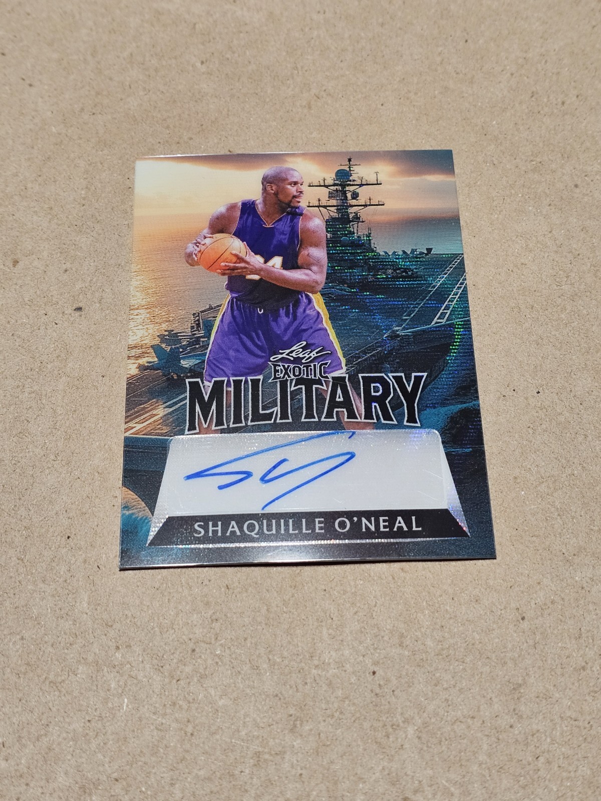 2024 Leaf Exotic Military Autograph Navy Shaquille O'Neal Auto 4/4 | eBay