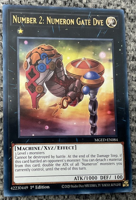 Yu-Gi-Oh! TCG Number 2: Numeron Gate Dve Maximum Gold: El Dorado MGED ...