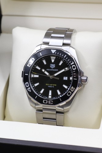 TAG Heuer Aquaracer Men's Black Watch - WAY101A.BA0746 | eBay