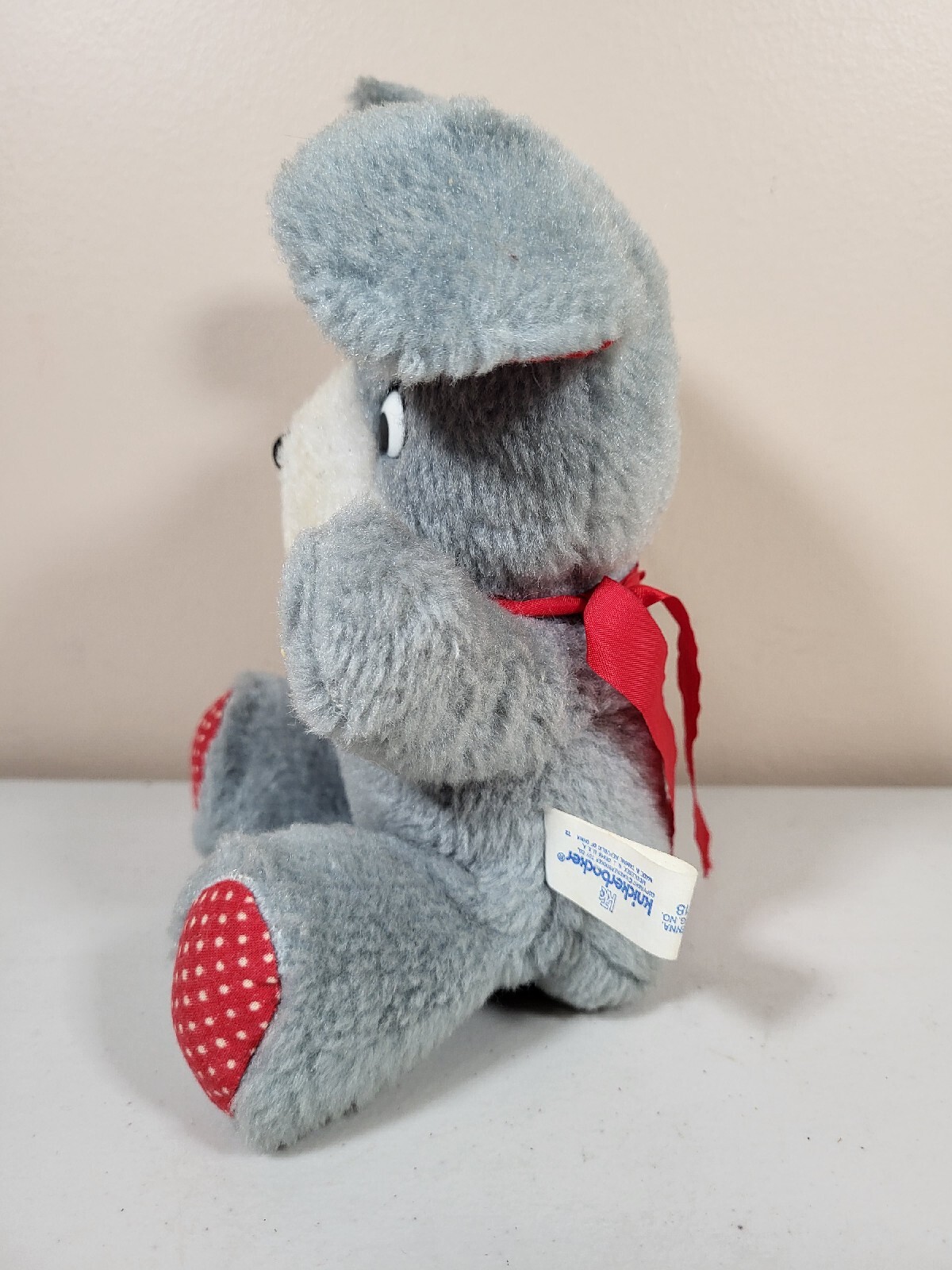 Vintage Knickerbocker Animals of Distinction Gray Teddy Bear Stuffed ...