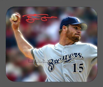 Ben Sheets Milwaukee Brewers Facsimile Autographed Mouse Pad Item#9095 ...