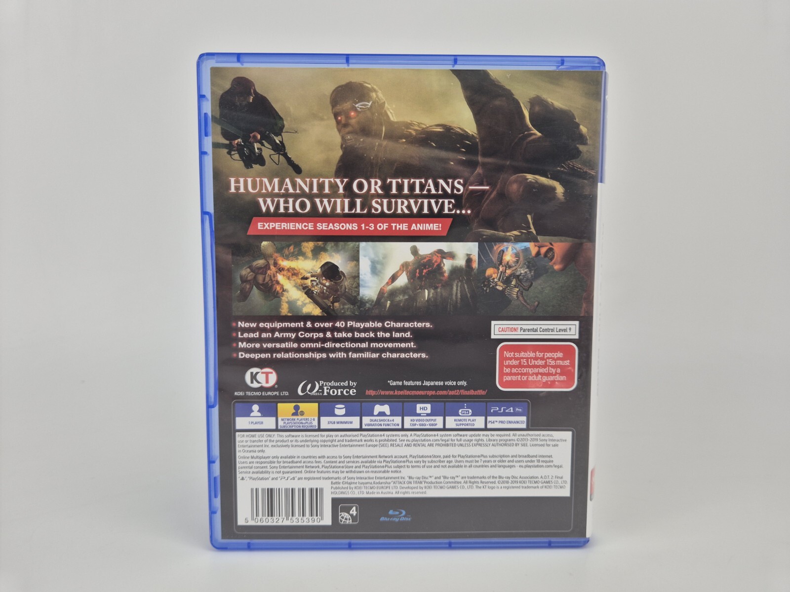 **EXTREMELY RARE** Attack On Titan 2: The Final Battle PS4 | eBay
