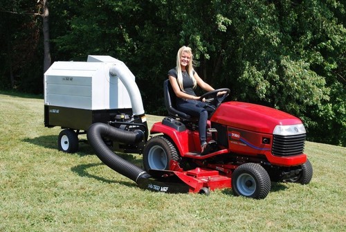 Trac Vac 580 Lawn Mower Bagger Vacuum Pull Behind Champ FX200 Leaf ...