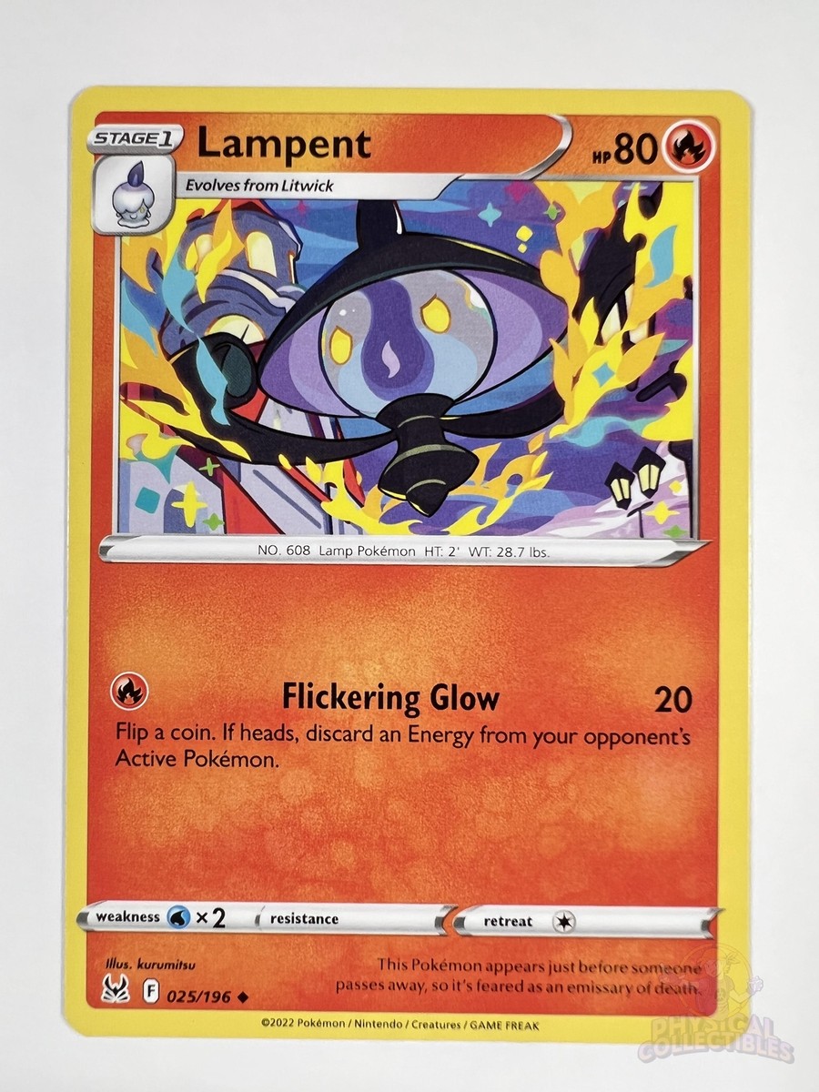 Pokemon Lampent Evolution Chart