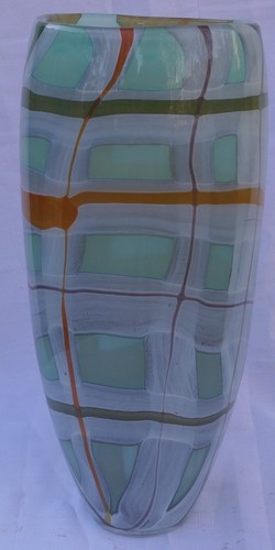 Oggetti Art Glass signed R. Pele Ricardas Peleckas large vase Origin ...