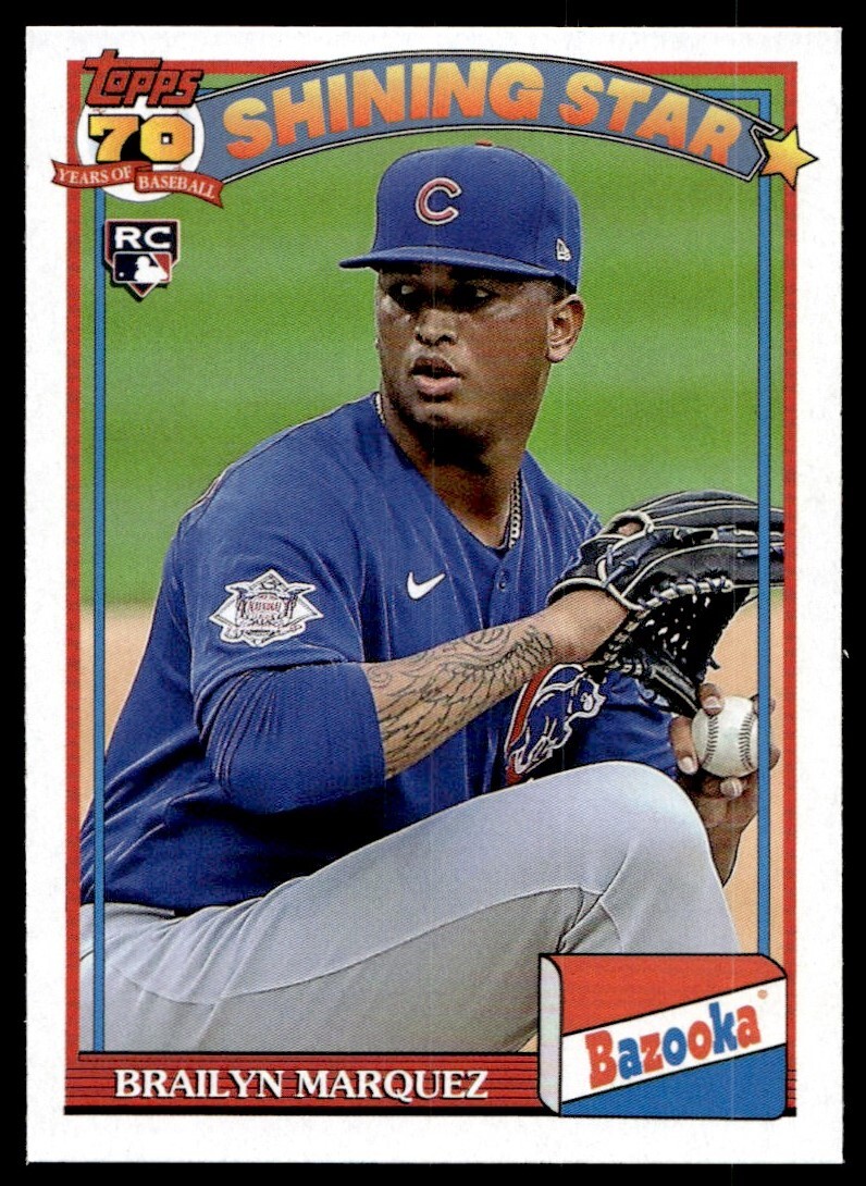 2021 Topps Archives Brailyn Marquez Rookie A120 Chicago Cubs #91BZ-12 ...